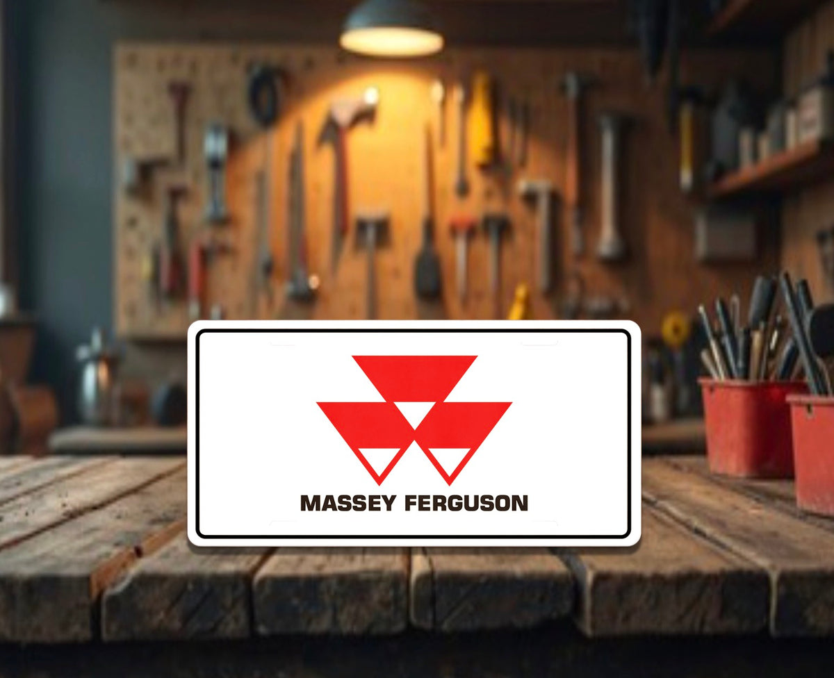 Massey Ferguson Tractor Desktop Plate – VintageTransCo