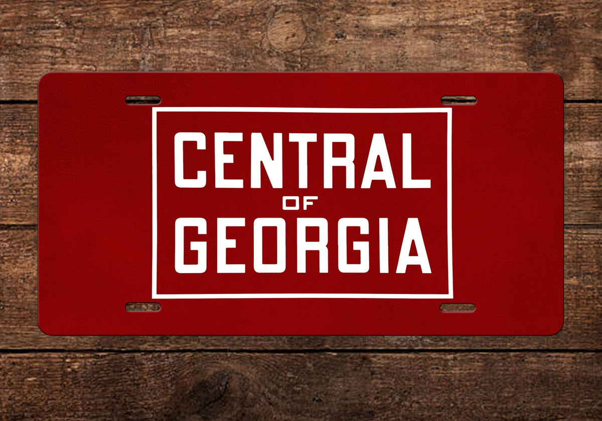 Central of George License Plate – VintageTransCo