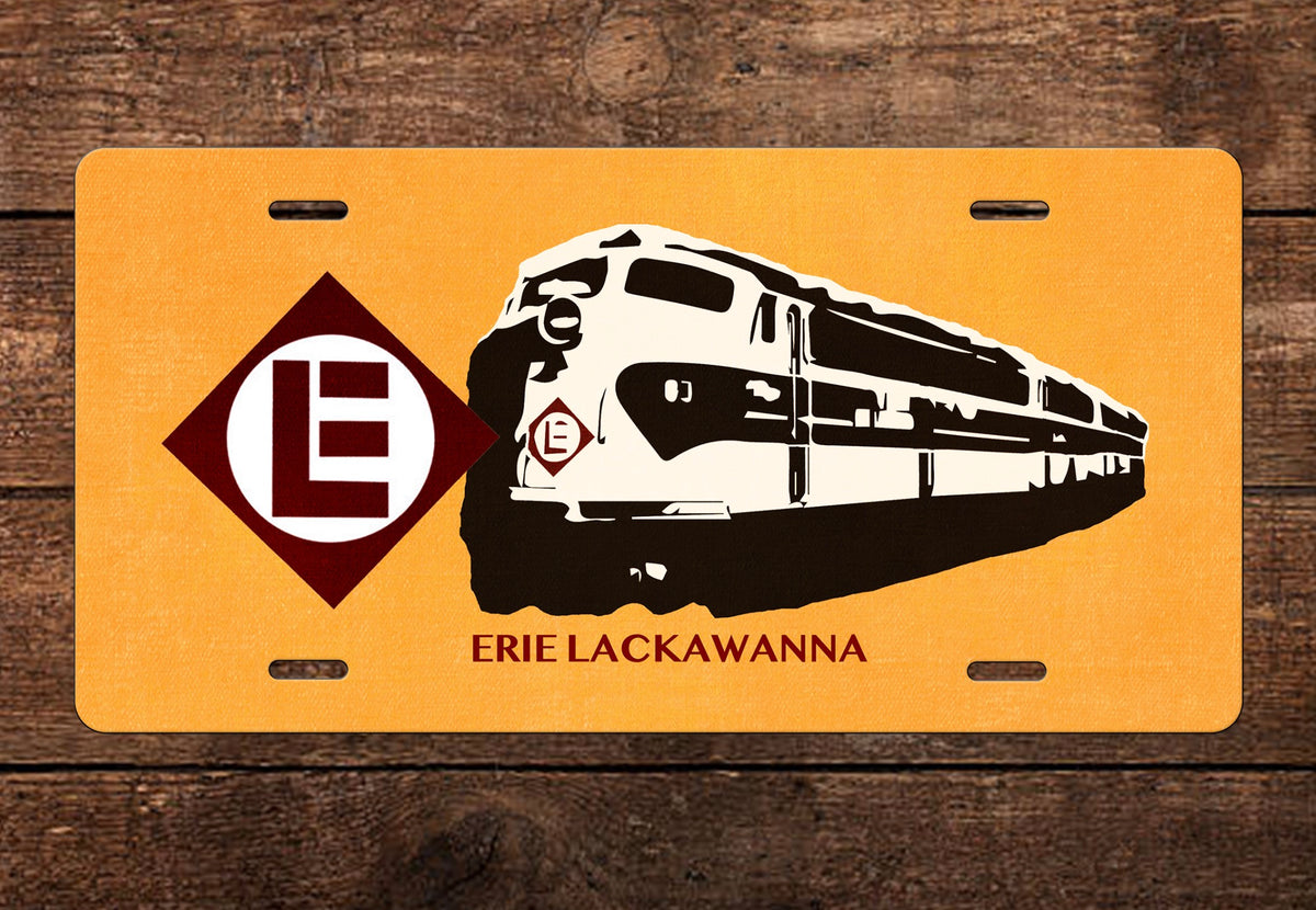 Erie Lackawanna Railroad License Plate – VintageTransCo