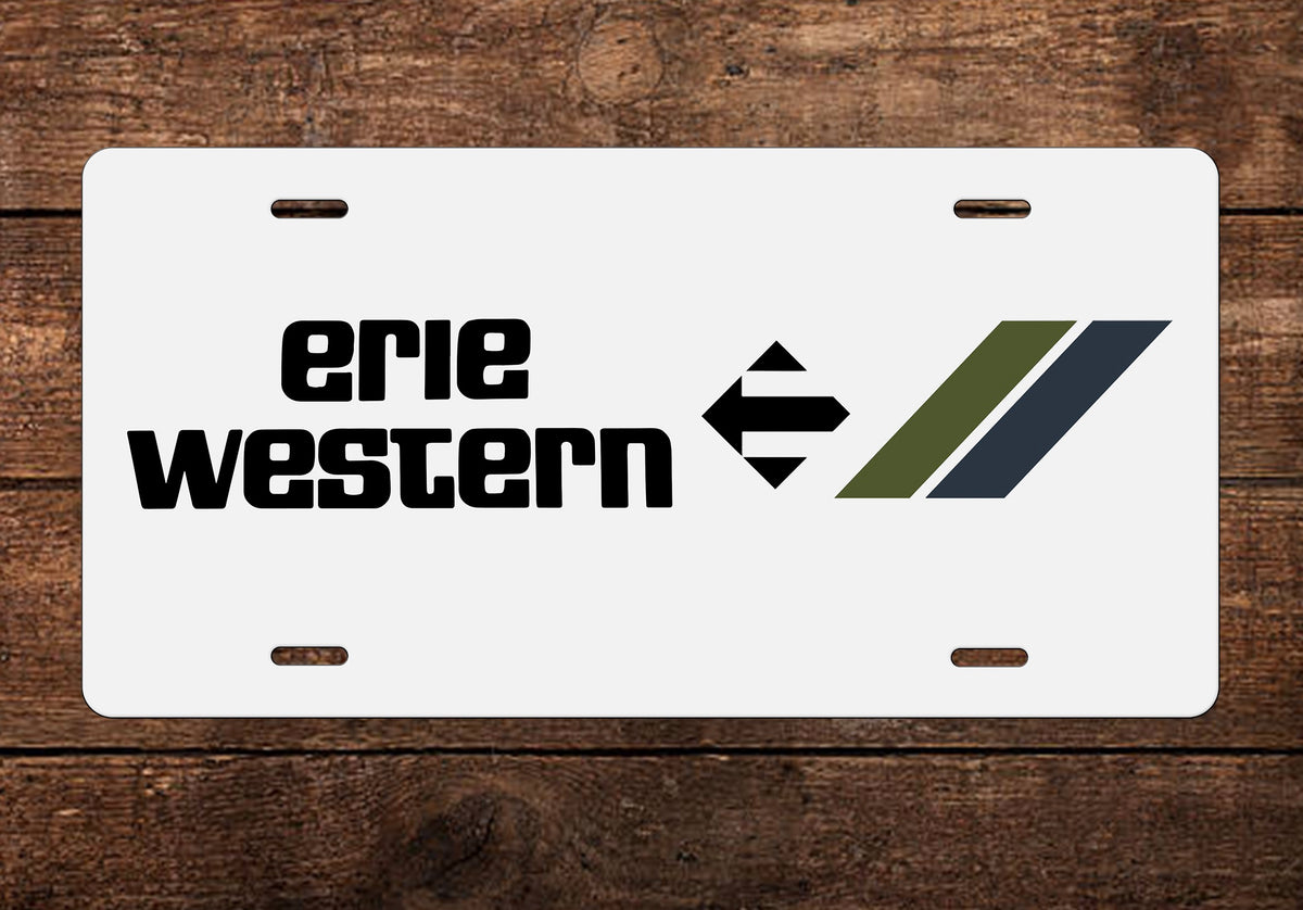 Erie Western License Plate – VintageTransCo