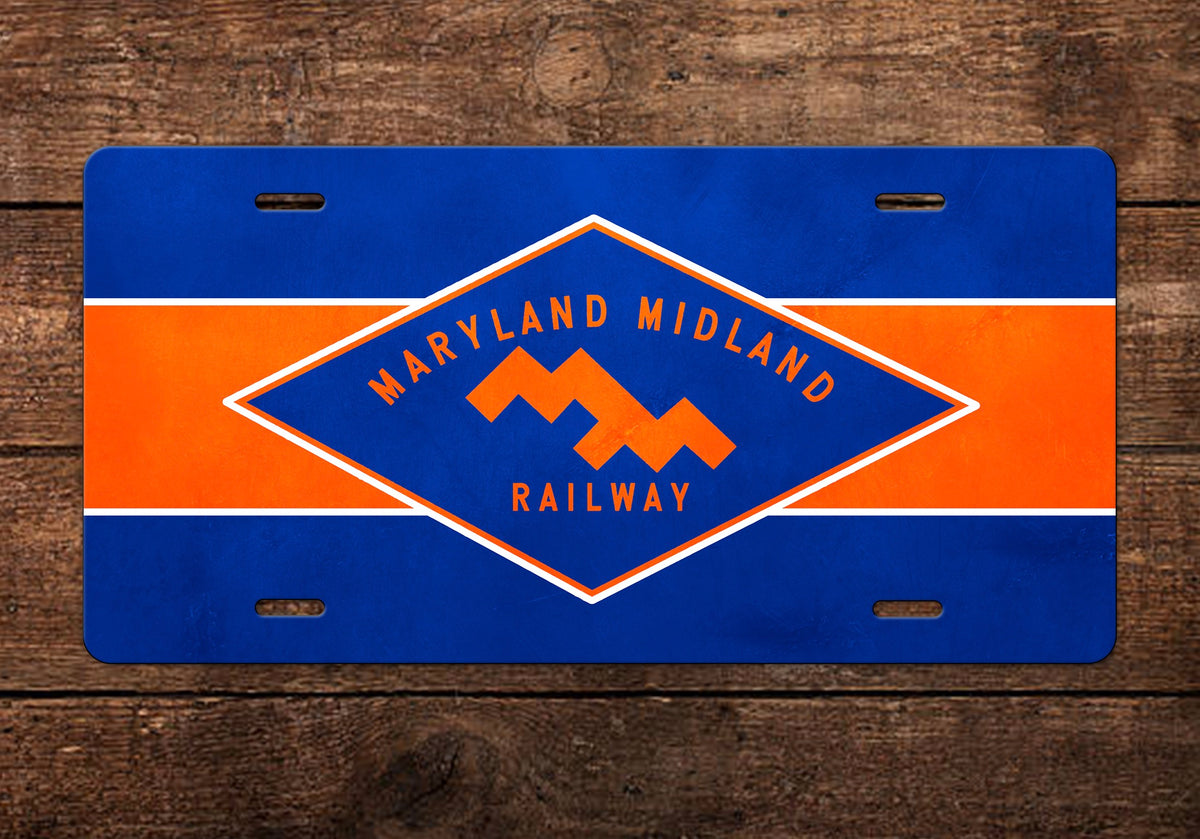 Maryland Midland Railway License Plate – VintageTransCo